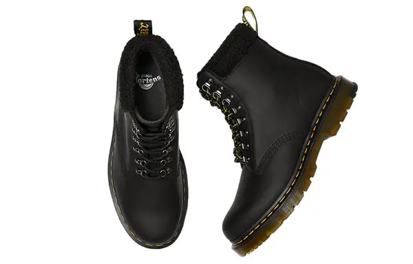 Dr. Martens 1460 Collar Lace Up Boots - Black
