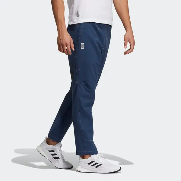 Adidas Series Wj Pnt Denim Training Sports Long Pants Blue - Navy
