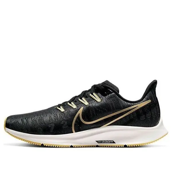 Nike Zoom Pegasus 36 Premium Athletic Shoes - White/orange