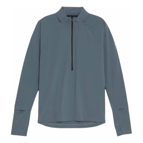 On Trail Breaker Half Zip Top - Moss Green