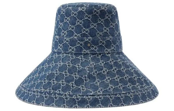 Gucci Eco Washed Denim Bucket Hat - Blue