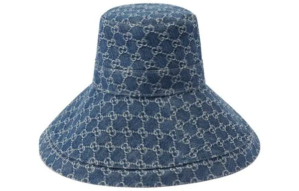Gucci Eco Washed Denim Bucket Hat - Blue