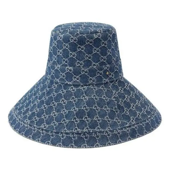 Gucci Eco Washed Denim Bucket Hat - Blue