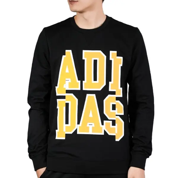 Adidas Neo Large Logo Printing Round Neck Pullover