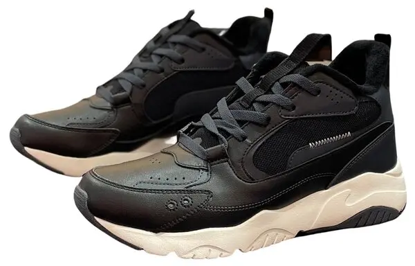 LI-NING Casual Lace-up Sneakers - Black/beige