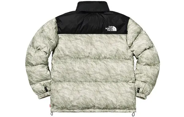 Supreme The North Face Paper Print Nuptse Jacket