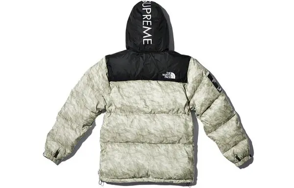 Supreme The North Face Paper Print Nuptse Jacket