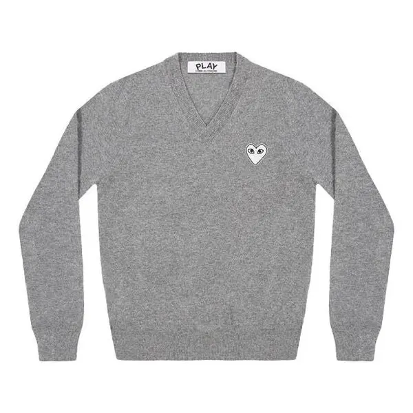 Play Comme Des Garcon V-neck Pullover