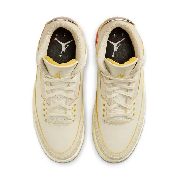 JORDAN 3 Retro Sp X J Balvin Medellin Sunset Sneakers - Beige/orange