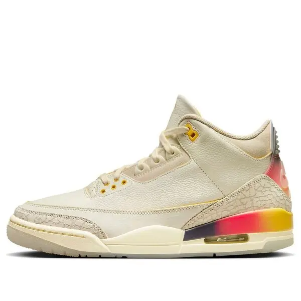 JORDAN 3 Retro Sp X J Balvin Medellin Sunset Sneakers - Beige/orange