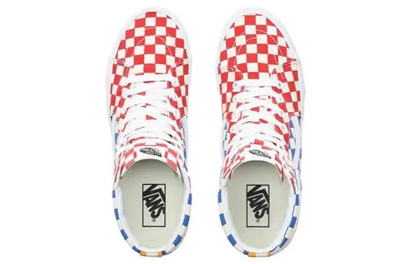 VANS Sk8-hi High Top Sneakers - Redyellowblue