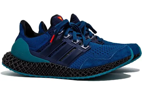 Adidas Packer Shoes X Consortium Ultra 4d "deep " Sneakers - Blue
