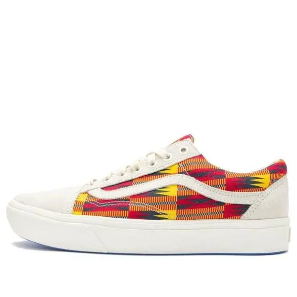 VANS Union X Old Skool 'kente Cloth' Sneakers - Red/white