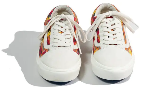 VANS Union X Old Skool 'kente Cloth' Sneakers - Red/white
