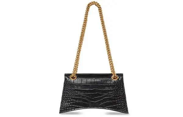 Balenciaga Crush Small Chain Bag - Black