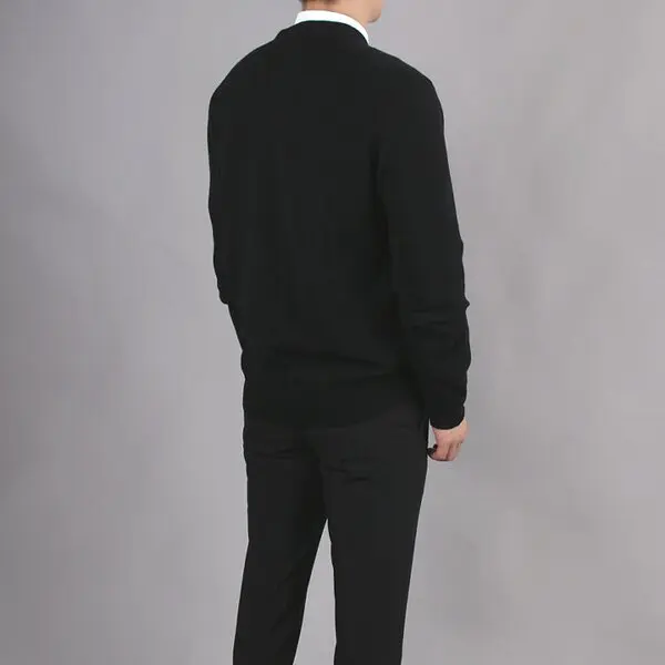 Play Comme Des Garcon Small Heart Cardigan - Black
