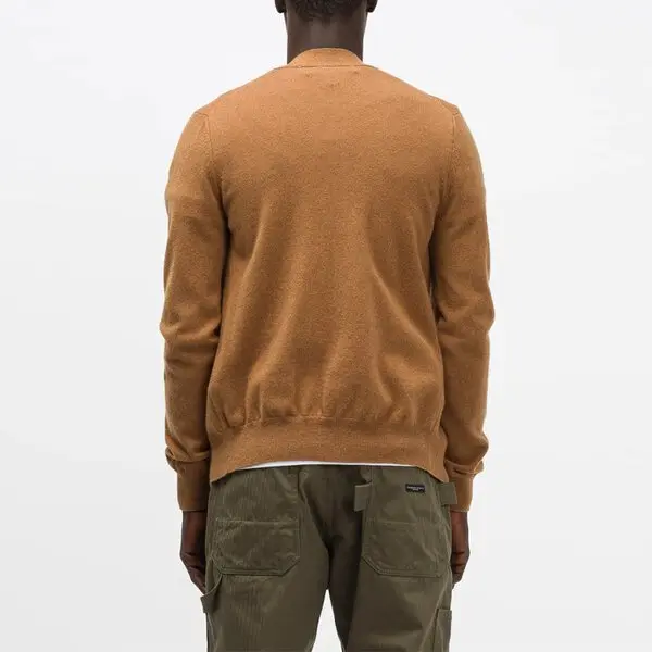 Play Comme Des Garcon Cardigan With Red Emblem