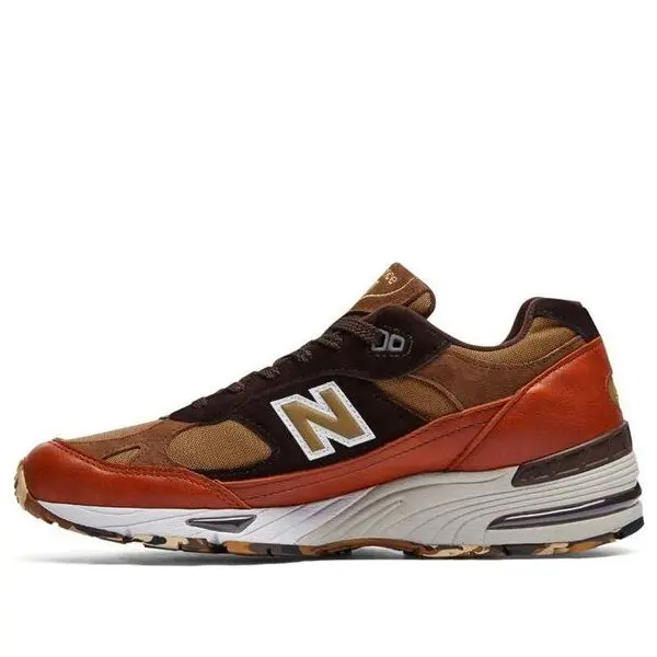 NEW BALANCE 991 Made In England Camo Pack Sneakers - Brown