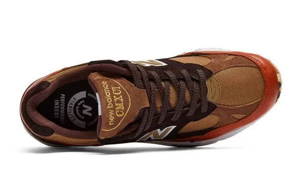 NEW BALANCE 991 Made In England Camo Pack Sneakers - Brown