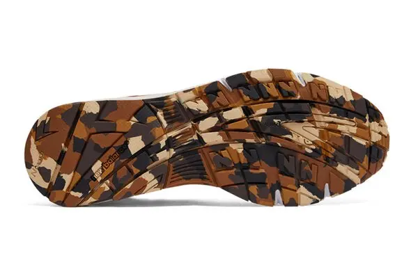 NEW BALANCE 991 Made In England Camo Pack Sneakers - Brown