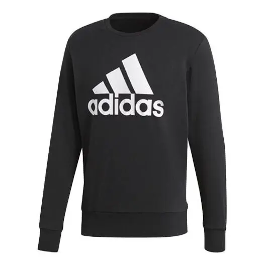 Adidas Logo Crewneck Sweatshirt - Black