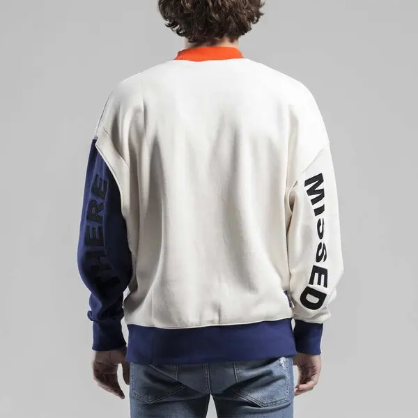 PUMA X Ader Error Crewneck Sweatshirt - White/blue/orange