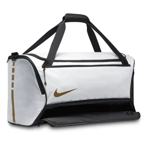 Nike Hoops Elite 57l Basketball Training Duffle Bag - White/black