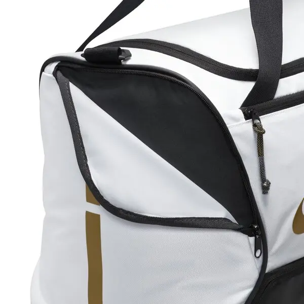 Nike Hoops Elite 57l Basketball Training Duffle Bag - White/black