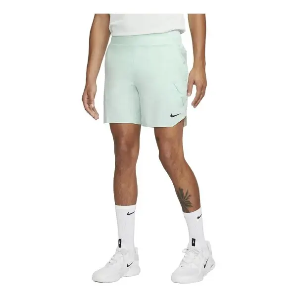 Nike Nikecourt Dri-fit Slam Tennis Shorts - Light Green