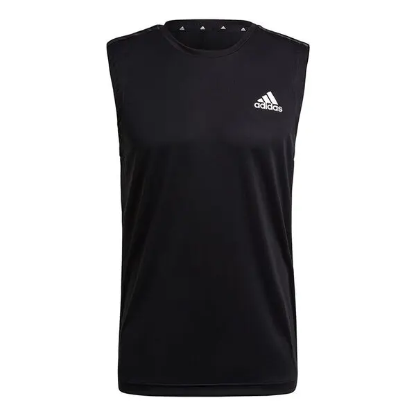 Adidas 3s Tk Causual Sports Training Ventilate Sleeveness Vest Male - Black