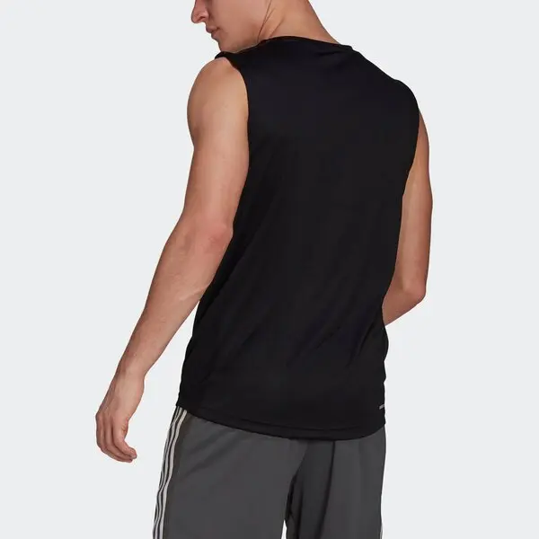 Adidas 3s Tk Casual Sports Training Vest - Black