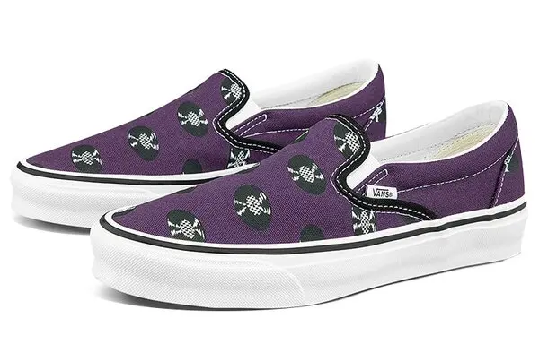 VANS Wacko Maria X Og Classic Slip-on 'purple Records - Brown