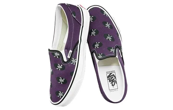 VANS Wacko Maria X Og Classic Slip-on 'purple Records - Brown