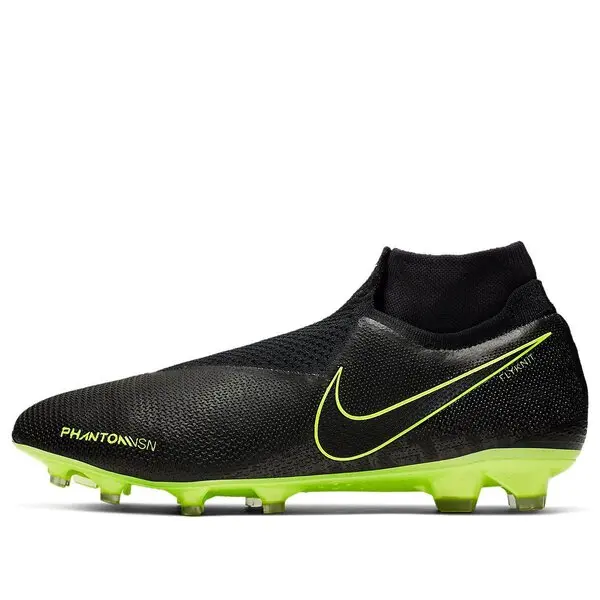 Nike Phantom Vision Elite Df Fg Football Boots - Black/volt
