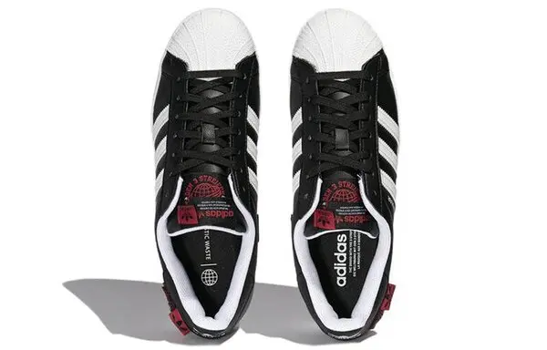Adidas Originals Superstar Sneakers - Black/white/red