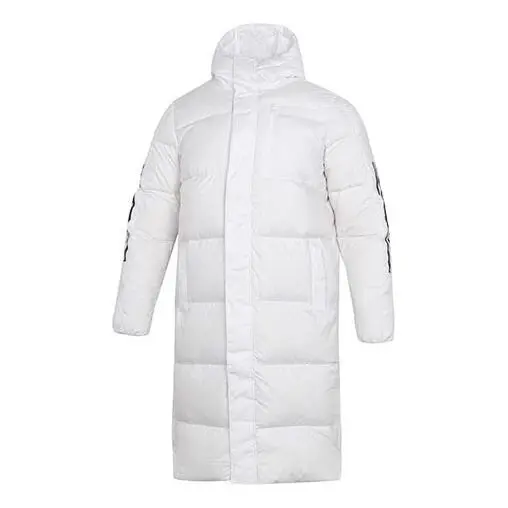 Adidas Outdoor Athleisure Casual Sports Hooded Down Jacket White - Default Color