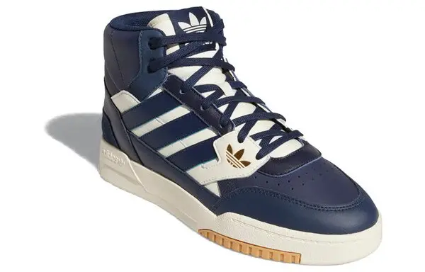 Adidas Originals Drop Step Se High Top Sneakers - Navy/white