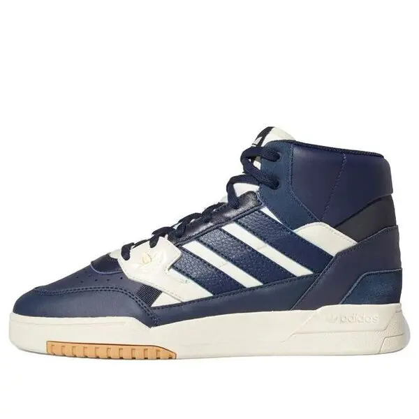 Adidas Originals Drop Step Se High Top Sneakers - Navy/white
