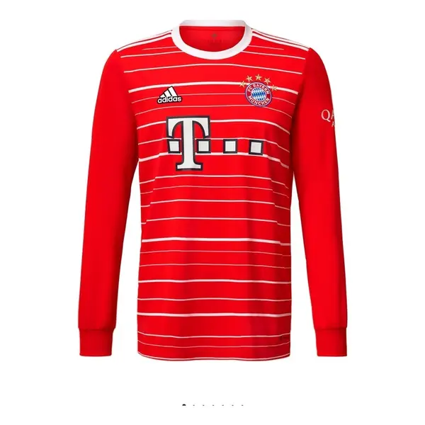 Adidas Fc Bayern Munich 22/23 Long Sleeve Home Jersey - Red