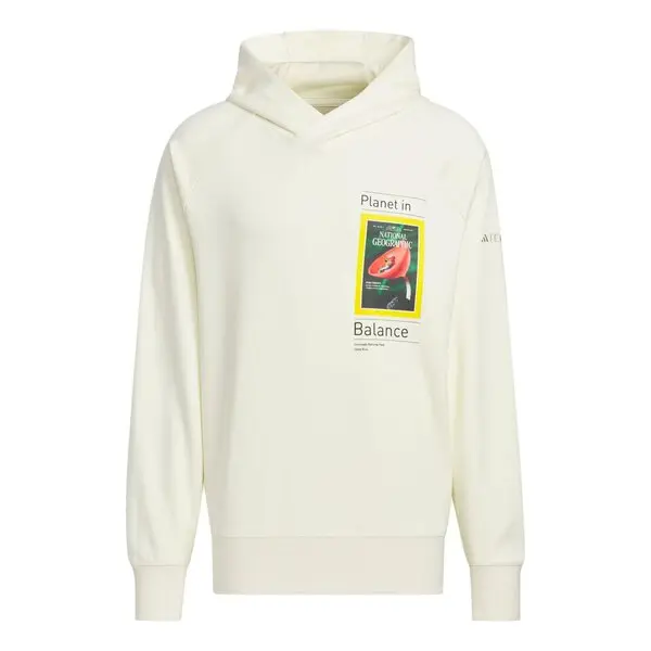 Adidas X National Geographic Dwr Graphic Hoodie - Ivory