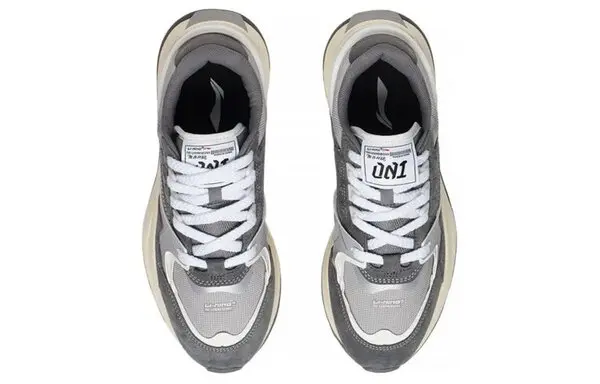 LI-NING 001 Moment V2 "grey White" Sneakers - Grey/white