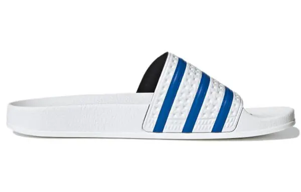 Adidas Originals Adilette Slides - White/blue
