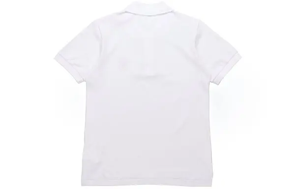 Play Comme Des Garcon Polo Shirt With Emblem Detail - White