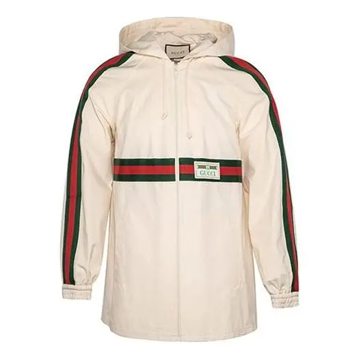 Gucci Cotton Hooded Jacket - Ivory