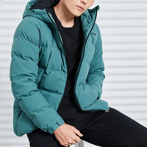 LI-NING Winter Lifestyle Down Jacket - Green/black