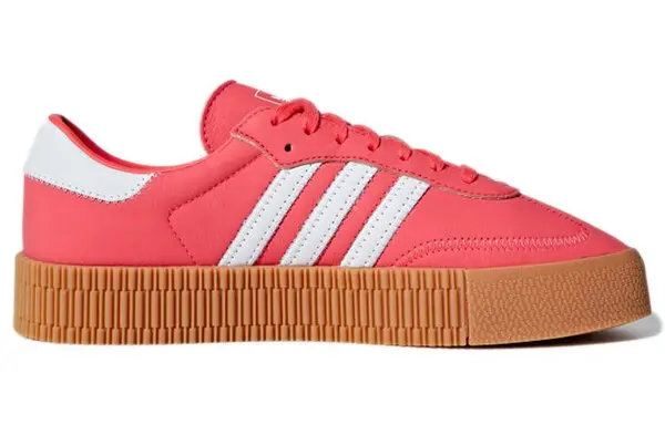 Adidas Sambarose Platform Sneakers - Pinkred/white