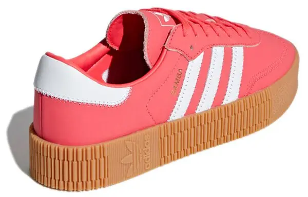 Adidas Sambarose Platform Sneakers - Pinkred/white
