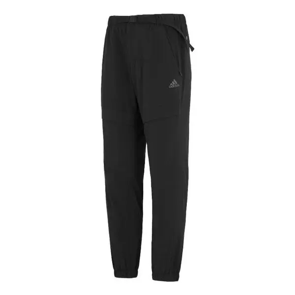 Adidas Solid Color Bundle Feet Woven Casual Sports Pants/trousers/joggers Black - Multi-color