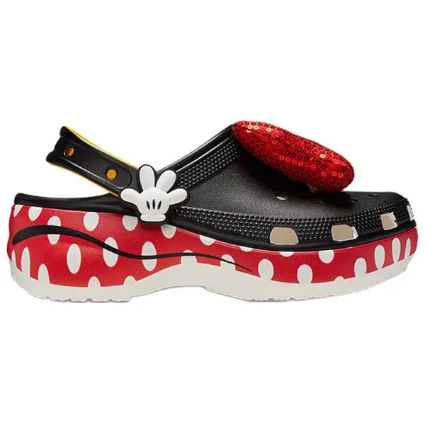 CROCS X Minnie Mouse Classic Platform Clogs