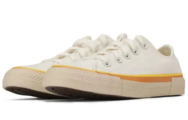 CONVERSE Chuck Taylor All Star Low Top Sneakers - White/yellow